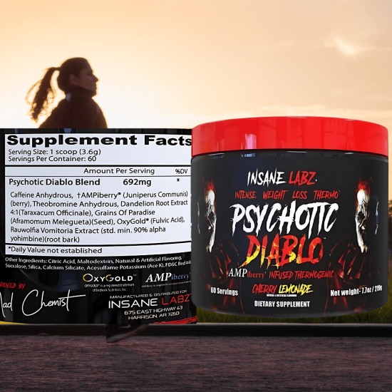 Insane Labz Psychotic Diablo (60 servings) - Muscle Mania Club