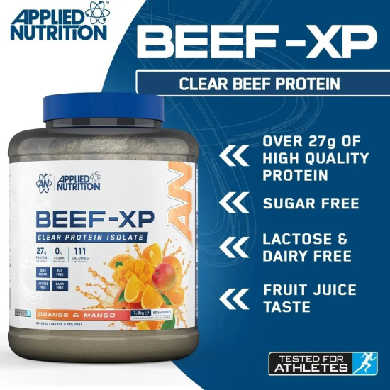 BEEF-XP Clear Beef Protein Isolate (1.8kg / 4 lbs.) – Muscle Mania Club
