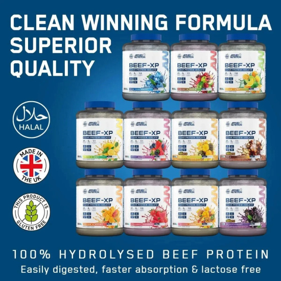 BEEF-XP Clear Beef Protein Isolate (1.8kg / 4 lbs.) – Muscle Mania Club