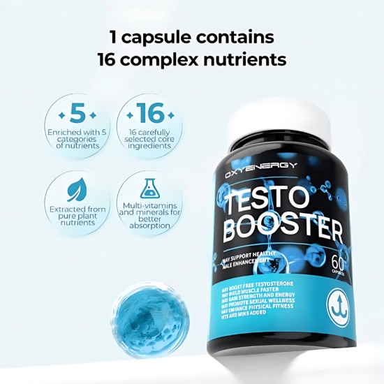 Oxyenergy Testo Booster (60’s) – Muscle Mania Club